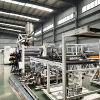China High Capacity Plastic Extruder With Customized Screw And Die Controlled By PLC System for sale