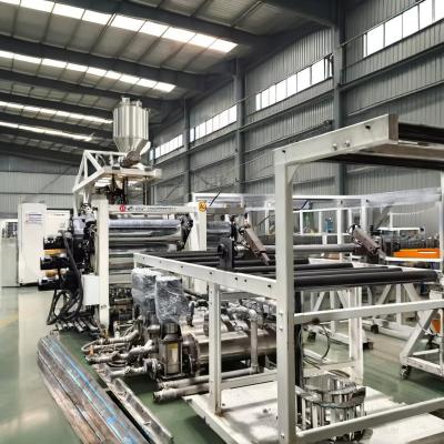 China High Capacity Plastic Extruder With Customized Screw And Die Controlled By PLC System for sale
