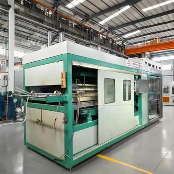 China Full-Automatic Plastic Thermoforming Machine 1220x710mm Forming Area 180mm Depth 380V for sale
