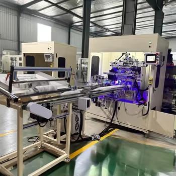 China 90-120mm Plastic and Paper Cup Printing Machine PLC Control Touch Screen UV Printer for sale
