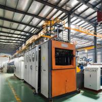 China 11KW PLC Controlled Plastic Thermoforming Machine 750x430mm Forming Area 5000kg Capacity for sale
