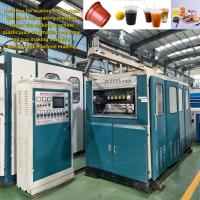 China WX Plastic Thermoforming Machine 660x340mm Forming Area 150mm Depth PP PS for sale