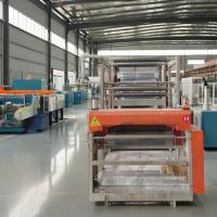 China WX 120 Triple Screw Plastic Extruder 900mm Three Roll Width 110kw PS Sheet Machine for sale