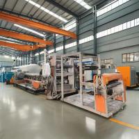China WX 120 Triple Screw Plastic Extruder 900mm Three Roll Width 110kw PS Sheet Machine for sale