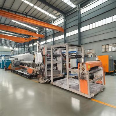 China WX 120 Triple Screw Plastic Sheet Extruder 900mm Roll Width 380V PLC for sale
