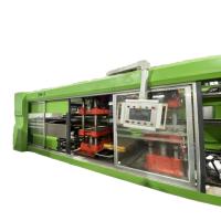 China Automatic Plastic Thermoforming Machine 710x610mm Forming Area 150mm Molding Height for PP PET PS PVC for sale