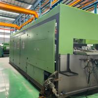 China Used automatic boxes/plates/containers plastic egg tray making machine Three station Plastic Thermoforming machine for sale