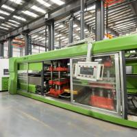 China Second-hand three-station fully automatic food plastic box making machine Plastic thermoforming machine for sale
