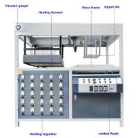 China Semi-Automatic Plastic Vacuum Forming Machine 180mm Molding Height 12.5kW for sale