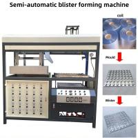 China Semi-Automatic Plastic Vacuum Forming Machine 180mm Molding Height 12.5kW for sale