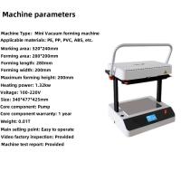 China 280mm Forming Length Automatic Blister Vacuum Forming Machine 1.32kW for Dental Industry for sale