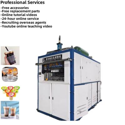 China Water Cooling Plastic Thermoforming Machine 11KW Electric Furnace 250mm Forming Depth for sale