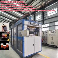 China Water Cooling Plastic Thermoforming Machine 11KW Electric Furnace 250mm Forming Depth for sale
