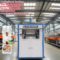 China Automatic Plastic Cup Thermoforming Machine with PLC Control Gear Drive System for sale