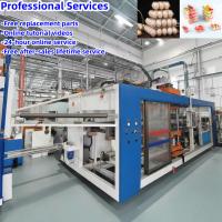 China Fully Automatic Plastic Vacuum Forming Machine 710x900mm 380V for sale