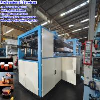China Electric Heating PP PS Plastic Thermoforming Machine 11KW 250mm Forming Depth for sale