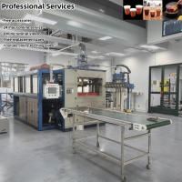 China WX 800x600mm Plastic Thermoforming Machine 18KW CE Cup Lid Thermoformer for sale