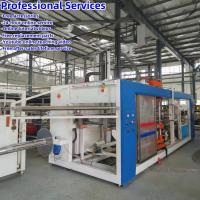 China Automatic Plastic Vacuum Forming Machine 710x900mm Forming Area 380V for Biodegradable Lunch Box for sale