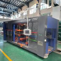 China Fully Automatic Plastic Tray Thermoforming Machine 710mm Forming Length for Disposable Plastic Containers for sale