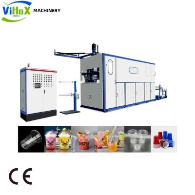 China WX-720 Plastic Thermoforming Cup Making Machine 110kW Heating Power 730mm Sheet Width for sale