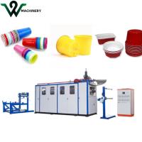 China 11KW Plastic Thermoforming Machine 750x420mm Forming Area for PP PS PET Cup Box Production for sale
