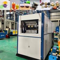 China Plastic Thermoforming Machine 4200-5000L/min Gas Consumption 380V 15KW for sale