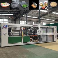 China Automatic Plastic Vacuum Forming Machine 750x600mm Forming Area 10000kg for sale