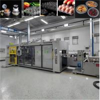 China Automatic Plastic Vacuum Forming Machine 750x600mm Forming Area 10000kg for sale