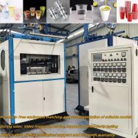 China WX Fully Automatic Plastic Thermoforming Machine 380V 0.2-2mm Sheet for Cups Boxes for sale