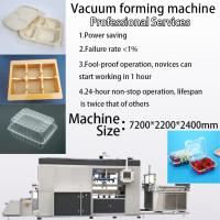 China Used Plastic Vacuum Forming Machine 1220x710mm 380V Seedling Tray Thermoforming for sale