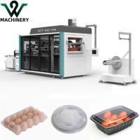 China Fully Automatic Plastic Thermoforming Machine 680x500mm Molding Area for PP PS PET Food Packaging for sale