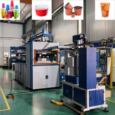 China WX Series High Speed Plastic Cup Making Machine 730mm Width CE Certified for sale