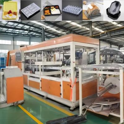 China Fully Automatic Three-Station Thermoforming Machine for Plastic Egg Tray Production Zero Risk Guarantee Included for sale