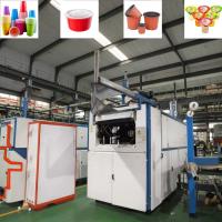 China Fully Automatic Disposable Plates and Cups Making Machine 380V 50HZ PLC Control for sale