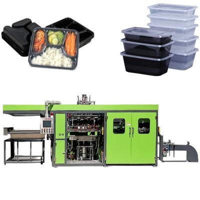 China Fully Automatic Seedling Tray Plastic Vacuum Forming Machine with eMule Movement for sale