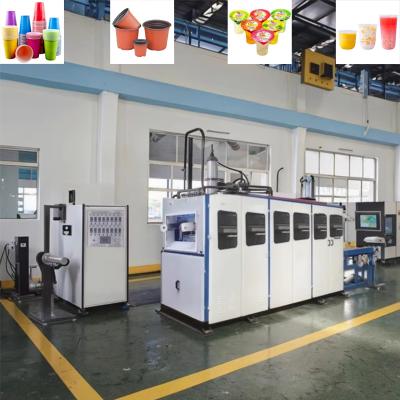 China Fully Automatic Plastic Bowl Making Machine 420x730mm Forming Area CE Certified for sale