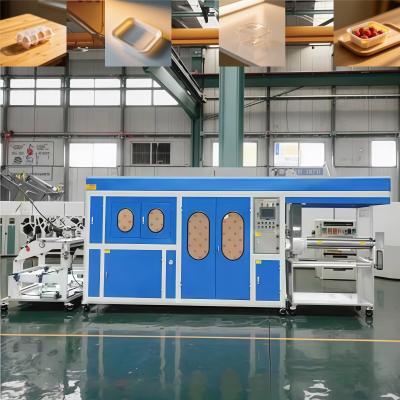 China Used 380V Fully Automatic Plastic Vacuum Forming Machine 1220x710mm Forming Area for sale