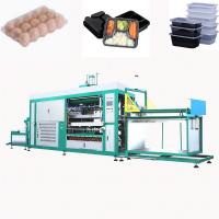 China Used Fully Automatic Plastic Vacuum Forming Machine 1220mm Molding Length 380V for sale