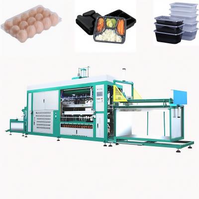 China Used Fully Automatic Plastic Vacuum Forming Machine 1220mm Molding Length 380V for sale