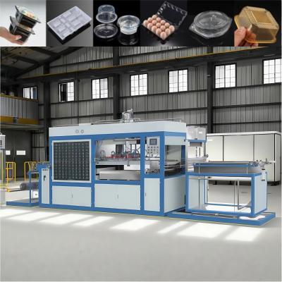 China Used Plastic Vacuum Forming Machine 1220x710mm 380V Fully Automatic for sale
