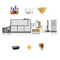 China WX Series Plastic Cup Making Machine 730mm Width CE Certified Thermoforming Machine for sale