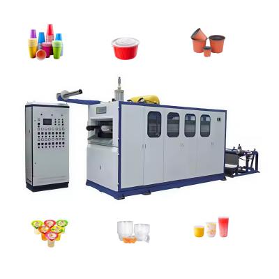 China WX Series Plastic Jelly Cup Thermoforming Machine 730mm Width CE Certified for sale
