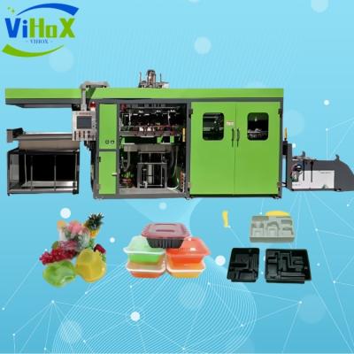 China Used Plastic Vacuum Forming Machine 1220x710mm 380V Automatic Blister Packaging Box Maker for sale