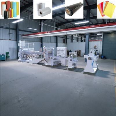 China PP PS Single Screw Sheet Extruder 0.35-1.5mm Thickness 720mm Width for sale