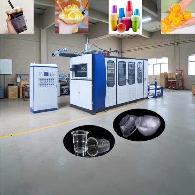China Fully Automatic Plastic Bowl Making Machine 730mm Width CE Certified PLC Control for sale