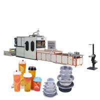 China WX Automatic Plastic Thermoforming Machine 4100x1500x2200mm 0.7-1.0Mpa Air Pressure for PP PET PVC for sale