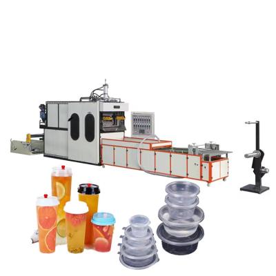 China WX Automatic Plastic Thermoforming Machine 4100x1500x2200mm 0.7-1.0Mpa Air Pressure for PP PET PVC for sale