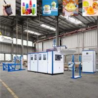 China Automatic Plastic Thermoforming Machine 4100x1500x2200mm CE Certified for PP PET PVC Food Containers for sale