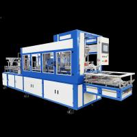 China Automatic Plastic Thermoforming Machine 4100x1500x2200mm CE Certified for PP PET PVC Food Containers for sale