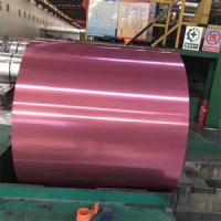 China Mirror Color Coated Aluminum Coil 80mm Silver Gold Blue For Channel Let for sale